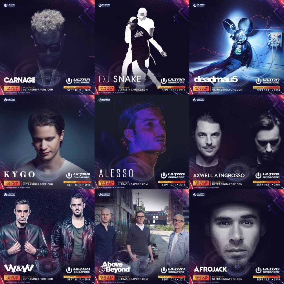 ULTRA SINGAPORE 2016 フルラインナップ発表！ | TokyoEDM